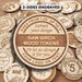 Custom 1-side Engraved Finished Cherry Wood Tokens, Wooden Nickel ...