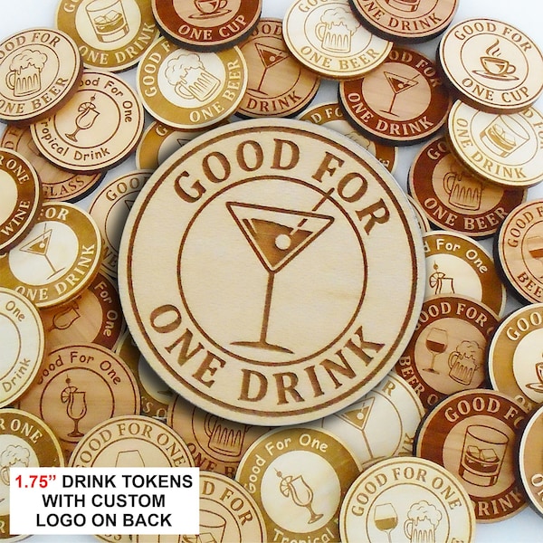 Custom Free Drink Token - Etsy