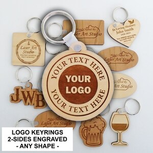 Wood Keychain - Etsy