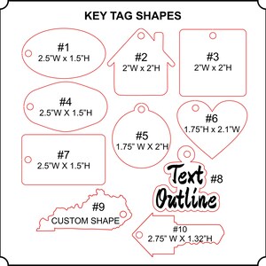 Custom Wooden Keyrings, 1-SIDE ENGRAVED (any Shape), Branded Keyrings ...