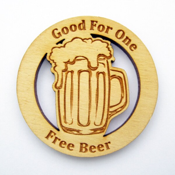 Wooden Beer Tokens - Etsy