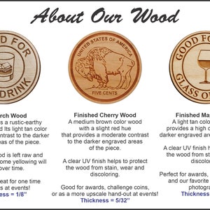 Custom 2-SIDE ENGRAVED Wood Keychains, Branded Keychains, Logo Engraved ...