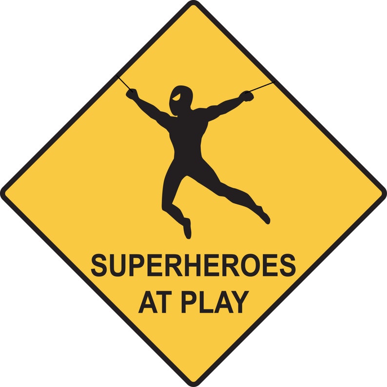 Superheroes at Play Diamond Sign - Etsy