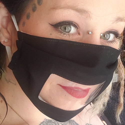 Anti-fog Clear Window Face Mask Adult Beige - Etsy