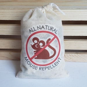 All Natural Mouse Repellent Pouches, Multi Packs, Biodegradable, Mouse ...