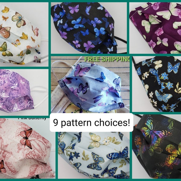 Butterfly Face Mask - Etsy