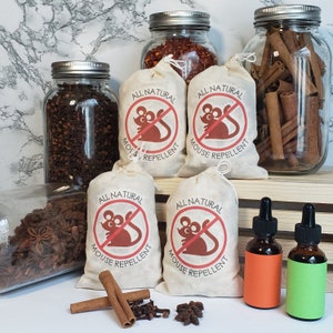 All Natural Mouse Repellent Pouches: Biodegradable, Home & RV Safe - Etsy