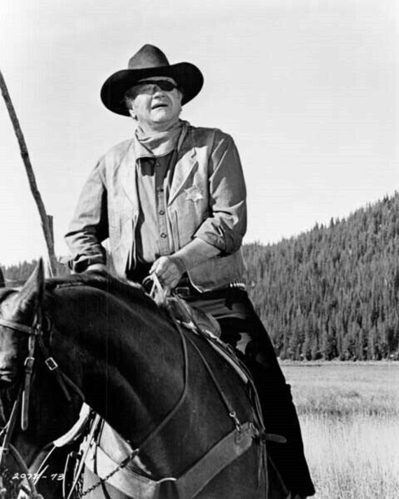 John Wayne Riding Horse