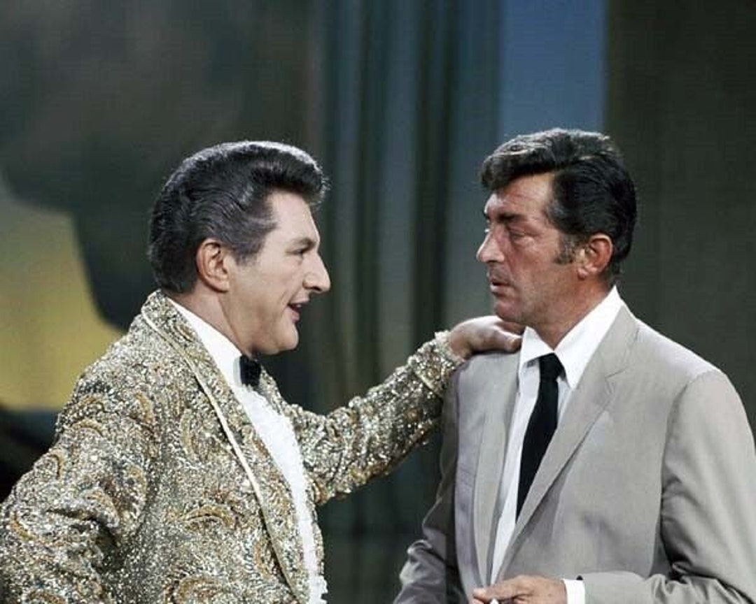 Liberace in Gold Jacket and Dean Martin Two Vegas Legends on the Dean ...