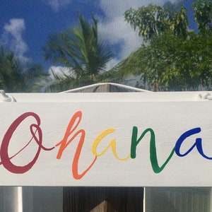 Custom Ohana or Welcome Sign - Etsy