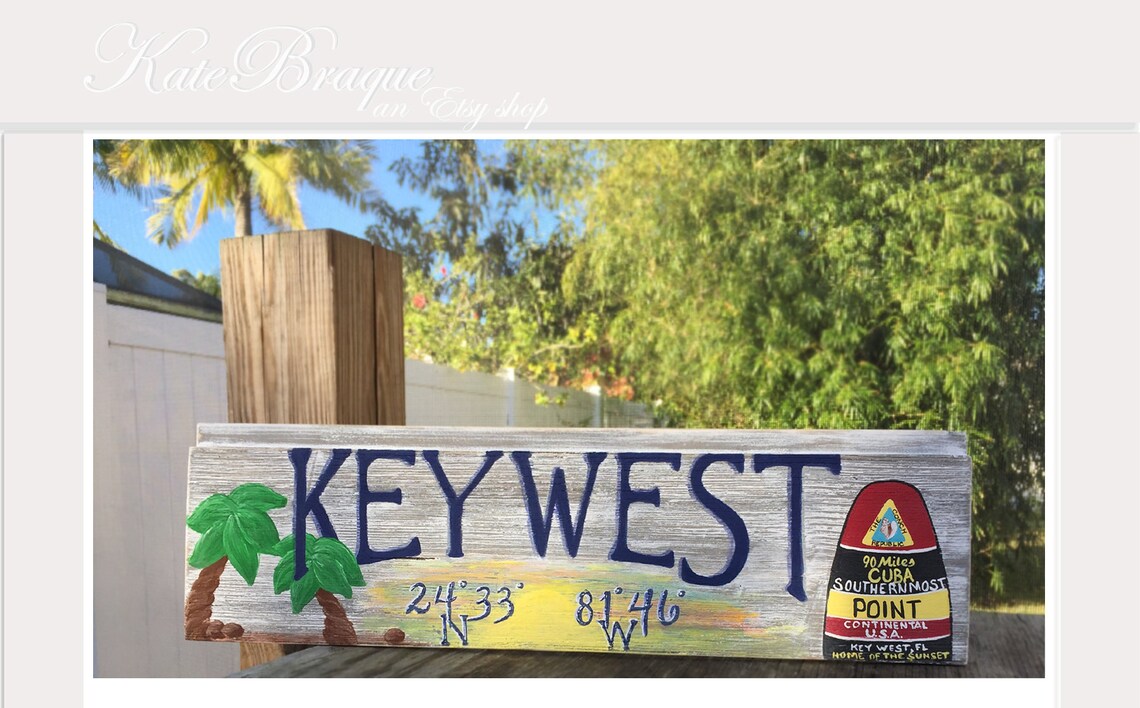 Key West Bar Signs Hand Painted Custom - Etsy