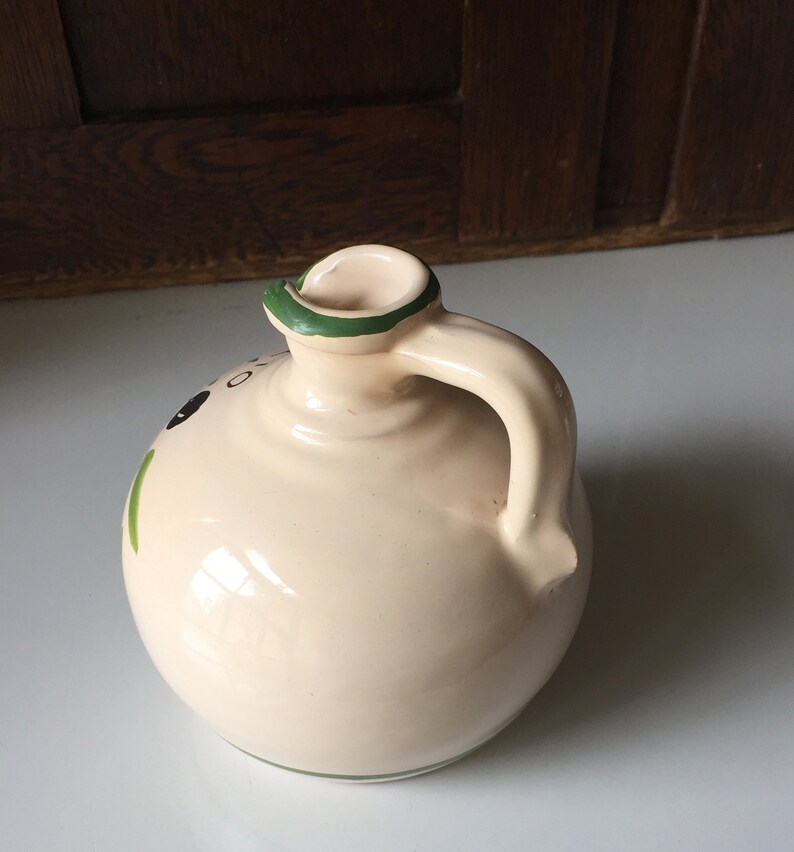 Hand Painted Pottery Decanter | Etsy