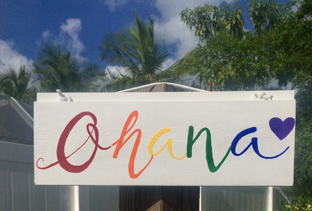 Custom Ohana or Welcome Sign - Etsy