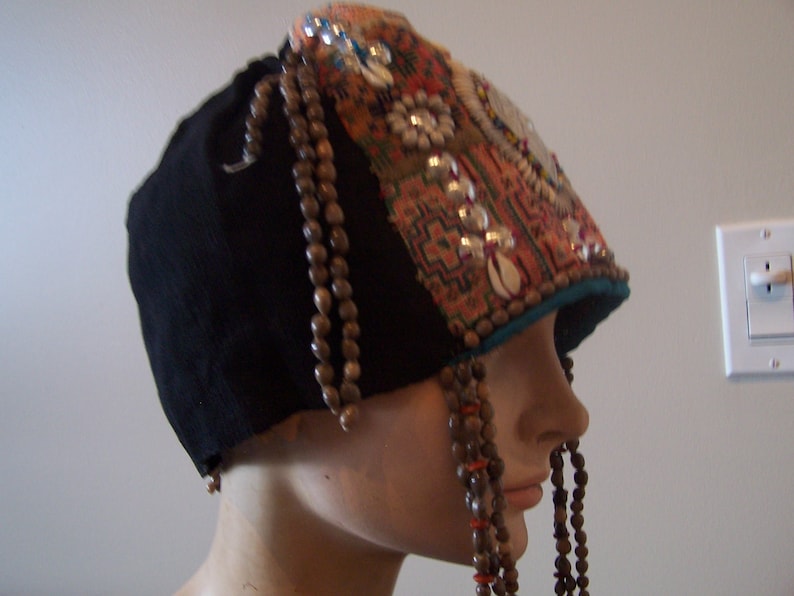 Antique Hand Crafted Hmong Hat Unique Beautiful. FREE - Etsy