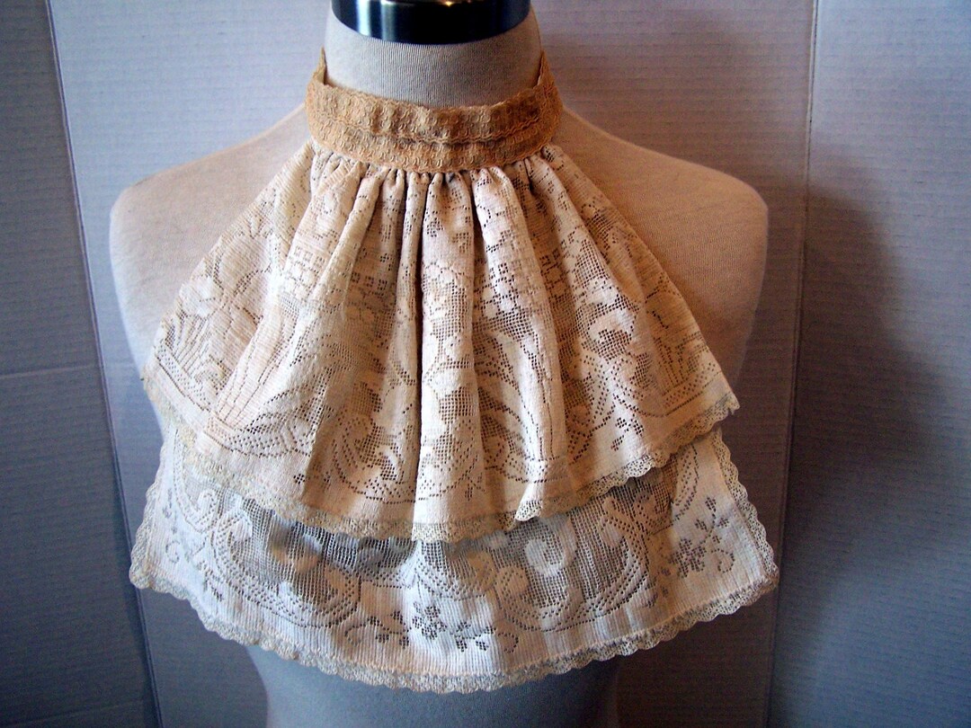 Vintage Lace, Lace Jabot, Vintage Clothing. Period Costume, Steampunk ...
