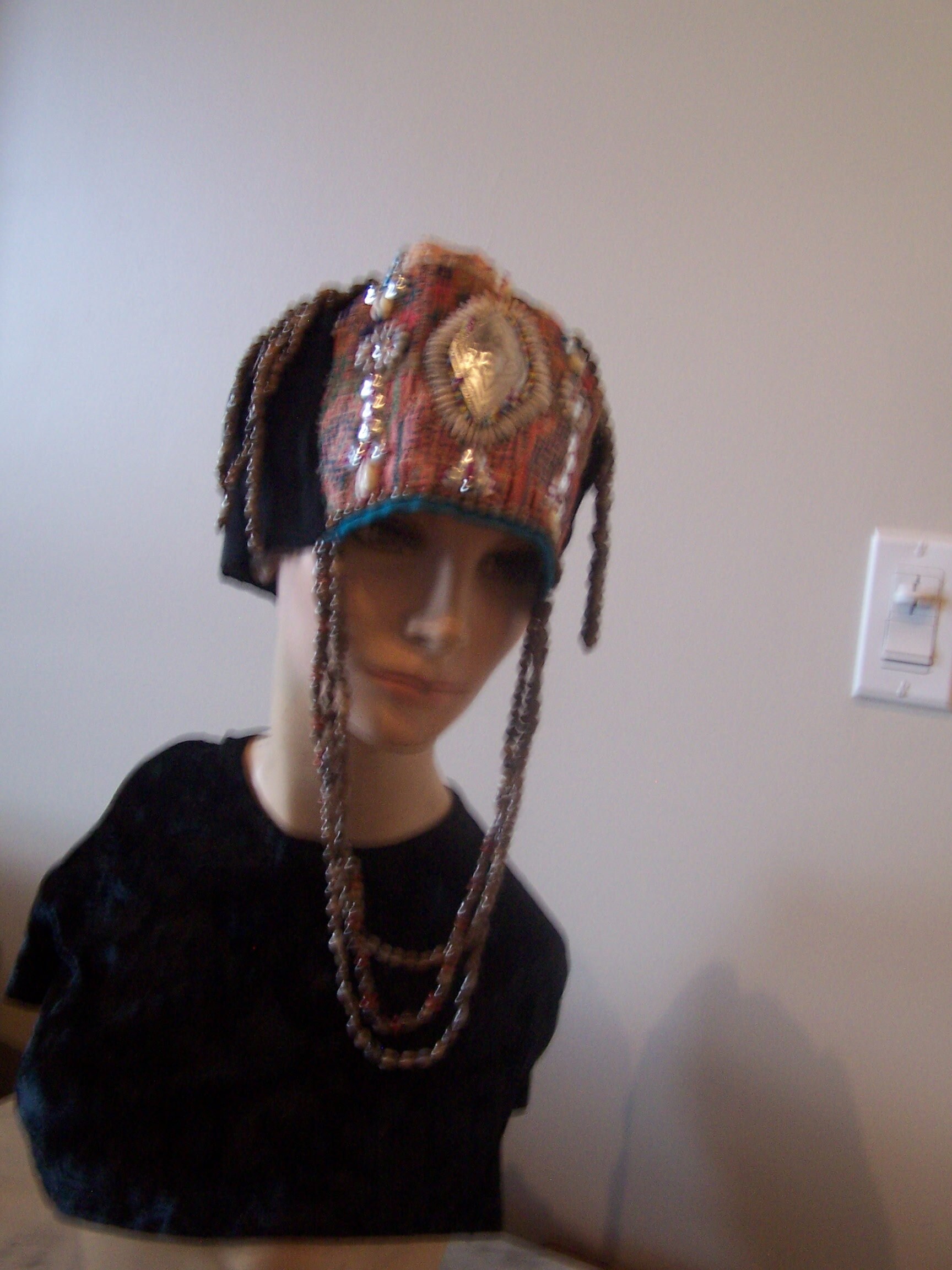 Antique Hand Crafted Hmong Hat, Unique, Beautiful. FREE Shipping - Etsy