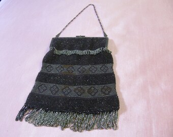 Antique Beaded Purse - Etsy