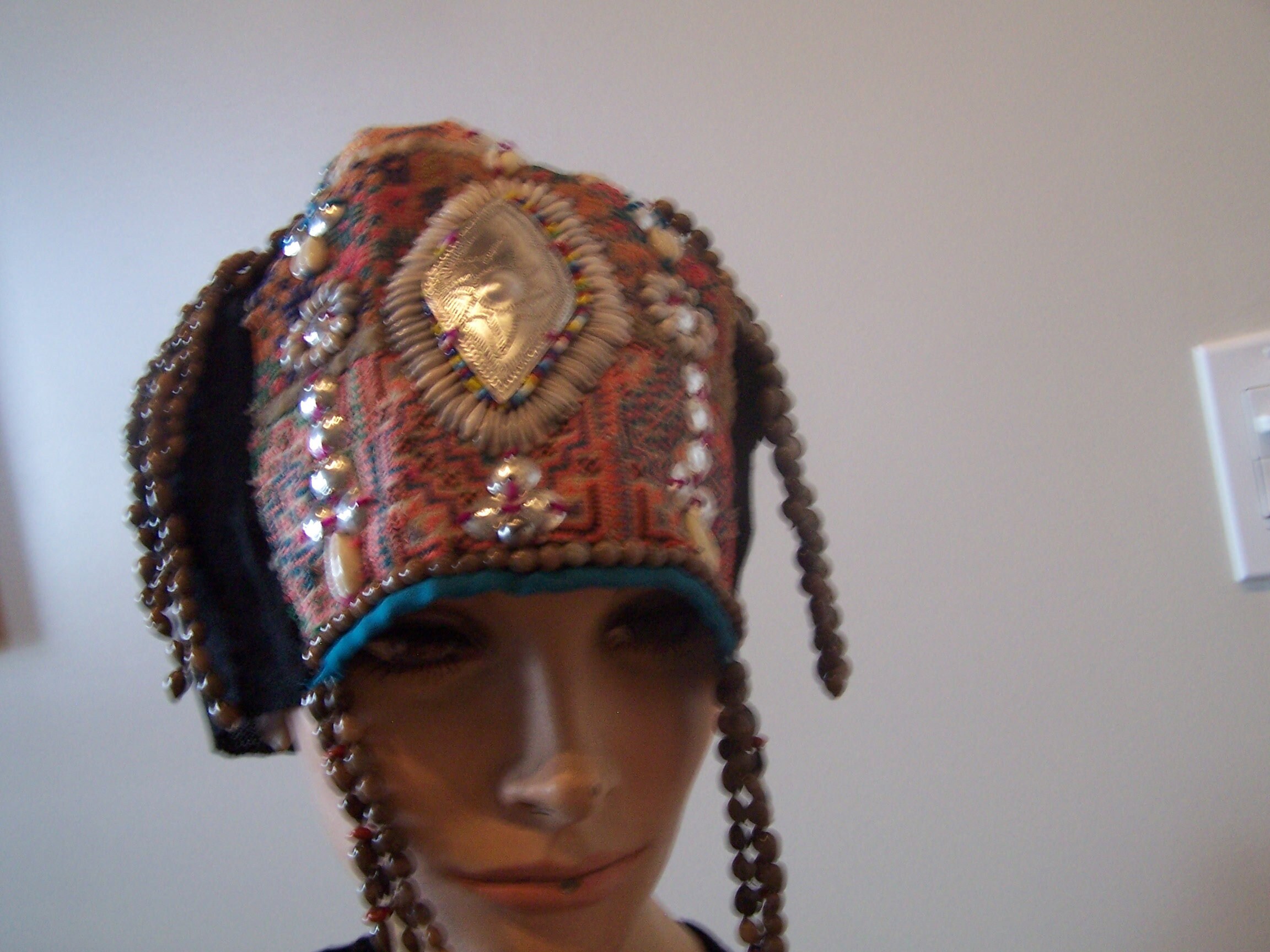 Antique Hand Crafted Hmong Hat, Unique, Beautiful. FREE Shipping - Etsy