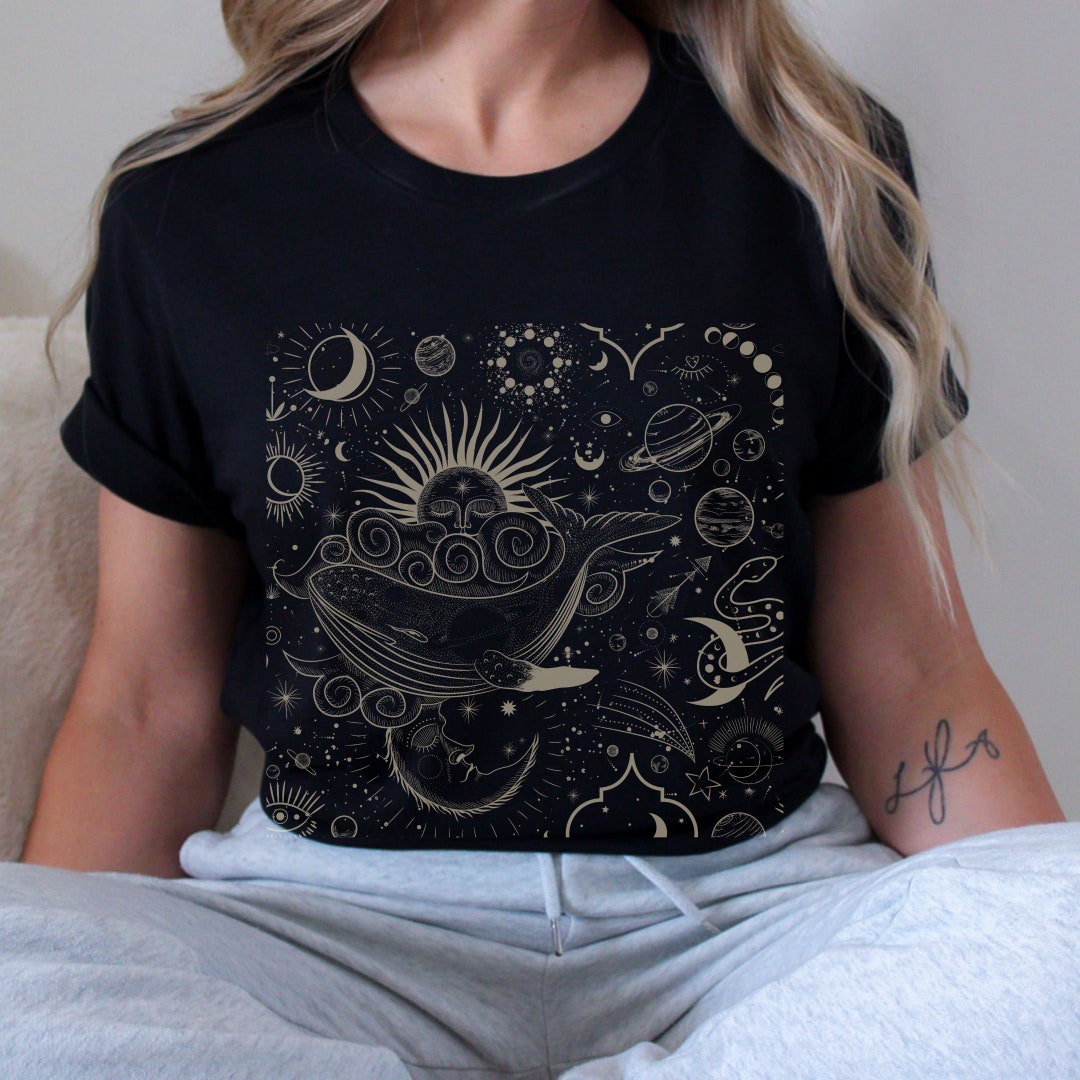 Celestial Shirt Moon T Shirts Moon Graphic T Shirt Moon Phase - Etsy