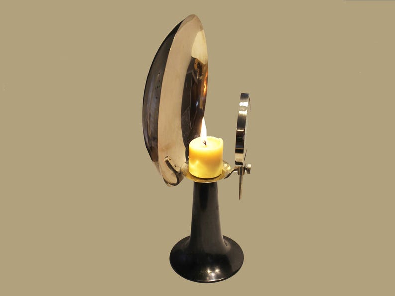 Vintage Parabolic Lamp W/magnifying Glass and Candle - Physicians Lamp ...