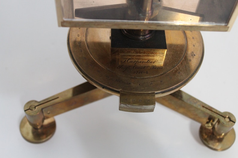 Vintage 19th Century Carpentier Magnetometer Beautiful Brass - Etsy