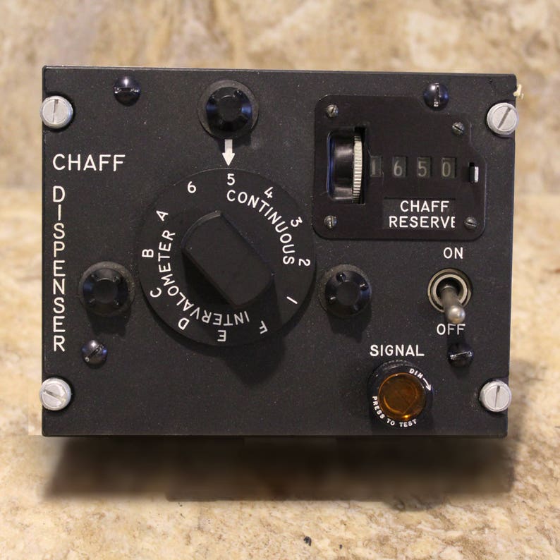 Vintage B-52 Chaff Dispenser Radar Countermeasure Control - Etsy