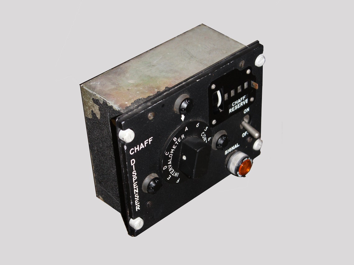 Vintage B-52 Chaff Dispenser Radar Countermeasure Control Box Super ...