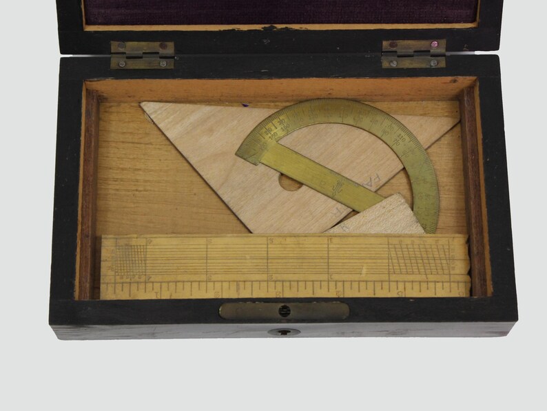 Vintage Drafting Instruments - Brass is in Great Condition - Comes in a ...
