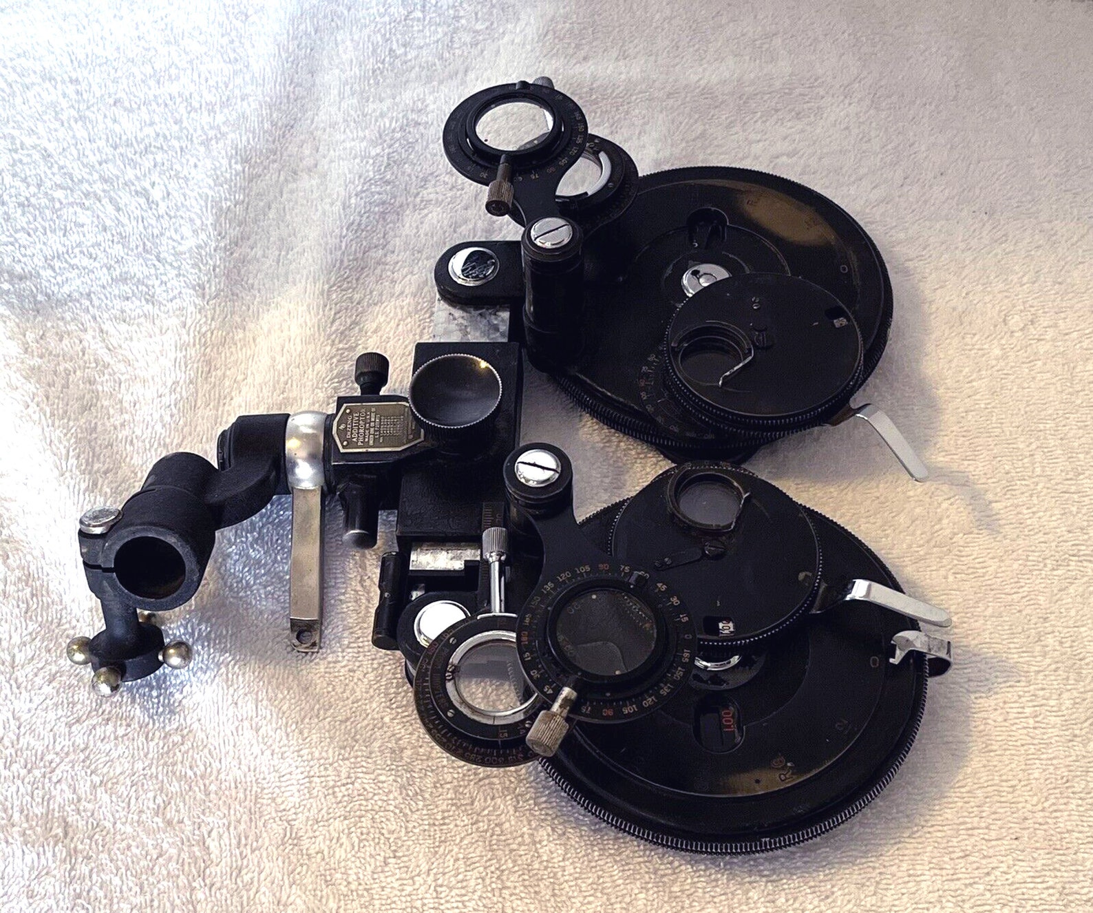 Vintage Dezeng Phoropter Eye Exam Device - Patents From the 1920's ...