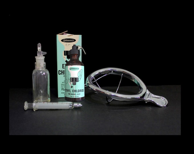 Vintage Anesthesia Group - Includes Collapsible Mask, Ethyl Chloride ...