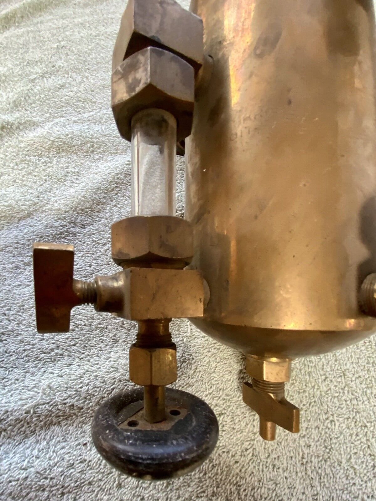 Vintage Detroit Lubricator - 1 Quart - Cool Brass Relic From the Early ...