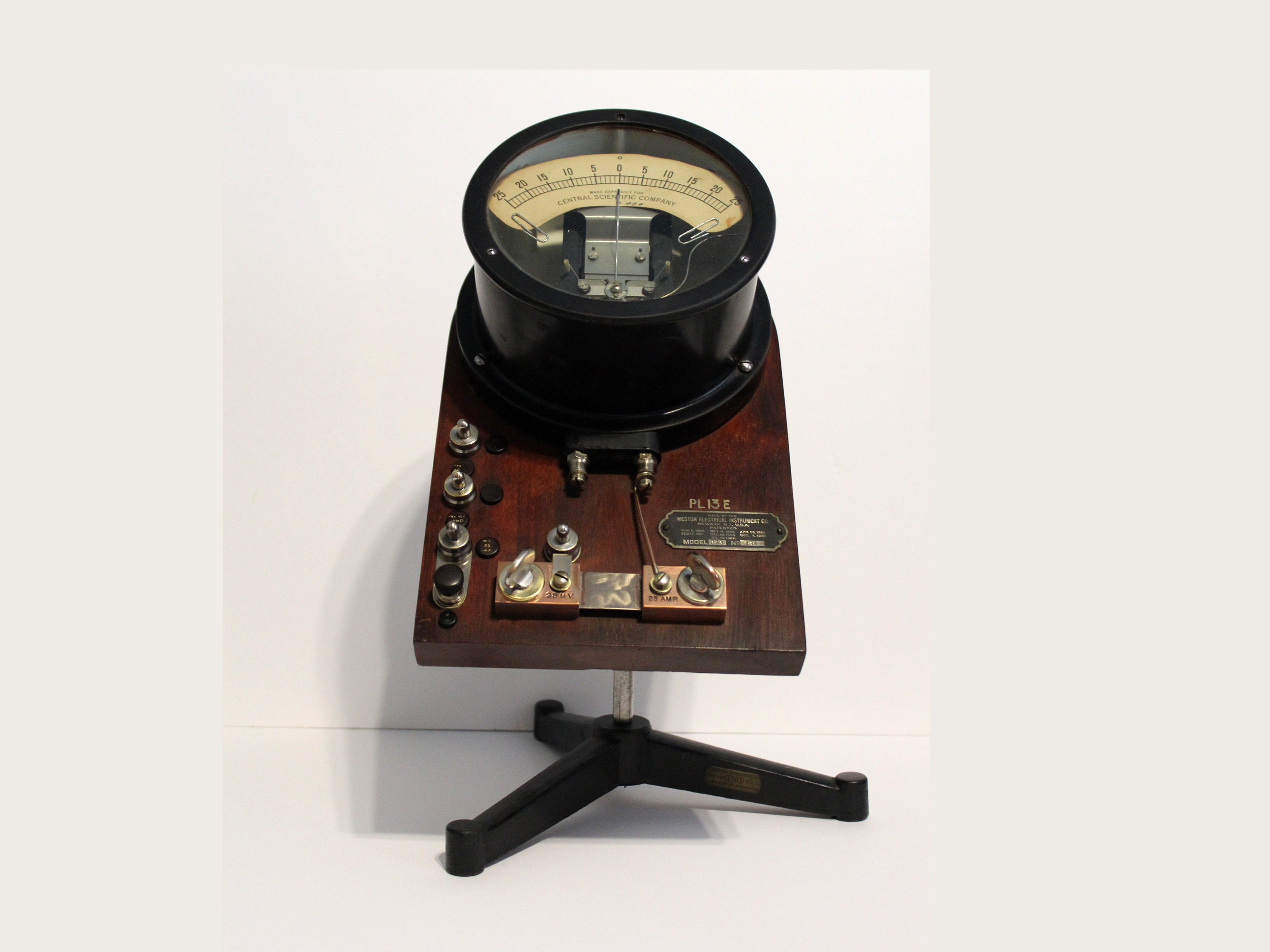 Vintage Electrical Meter for Voltage and Amps Antique Weston - Etsy