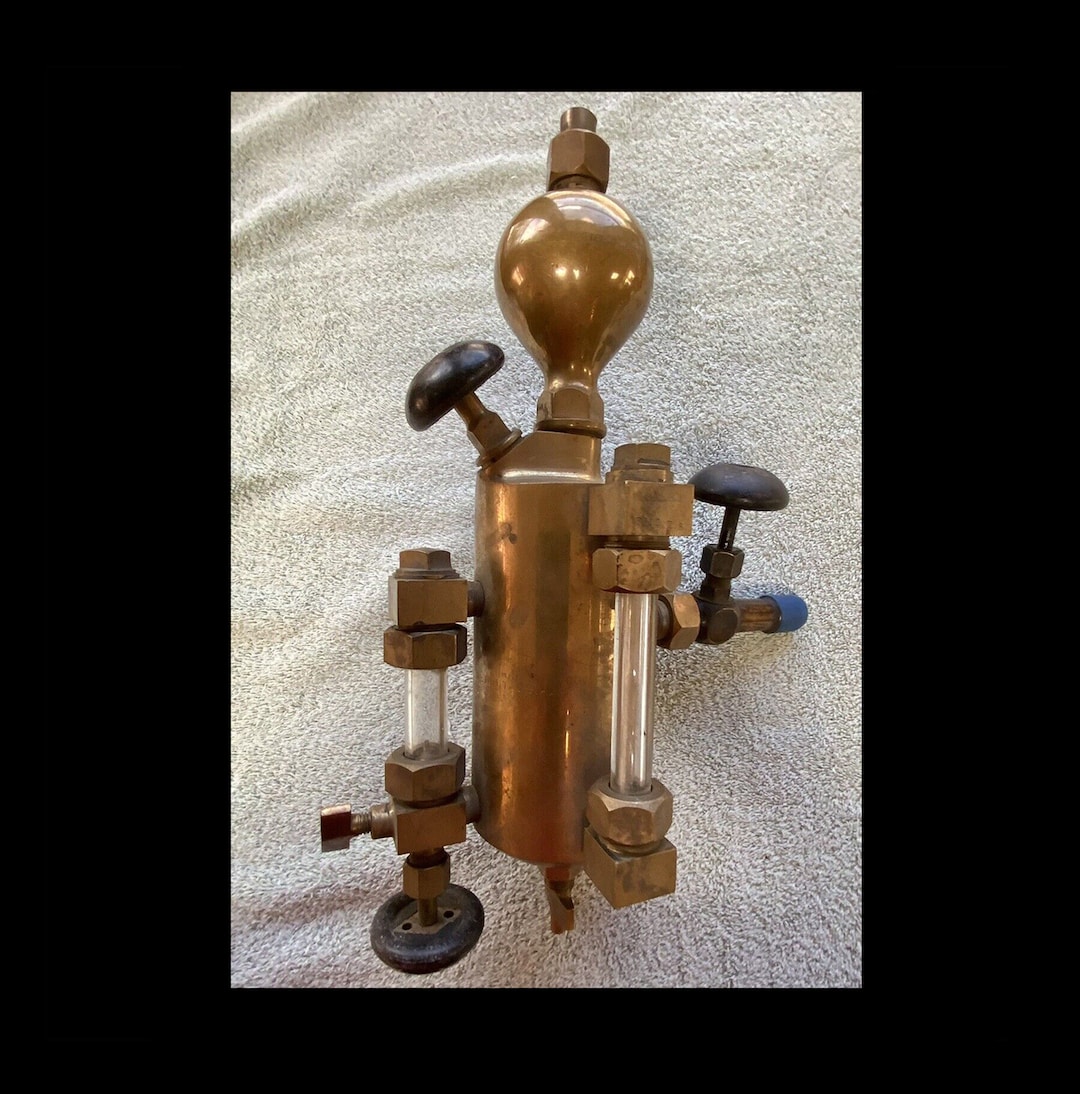 Vintage Detroit Lubricator - 1 Quart - Cool Brass Relic From the Early ...