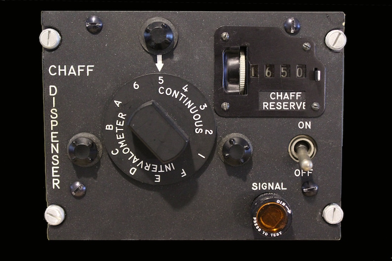 Vintage B-52 Chaff Dispenser Radar Countermeasure Control - Etsy