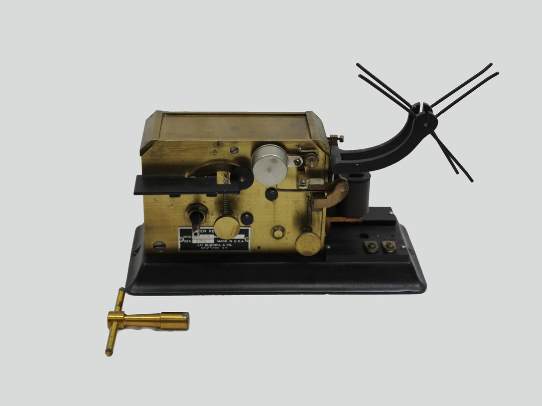 Vintage Telegraph Register Telegraph Recorder Telegraph Key J.H ...