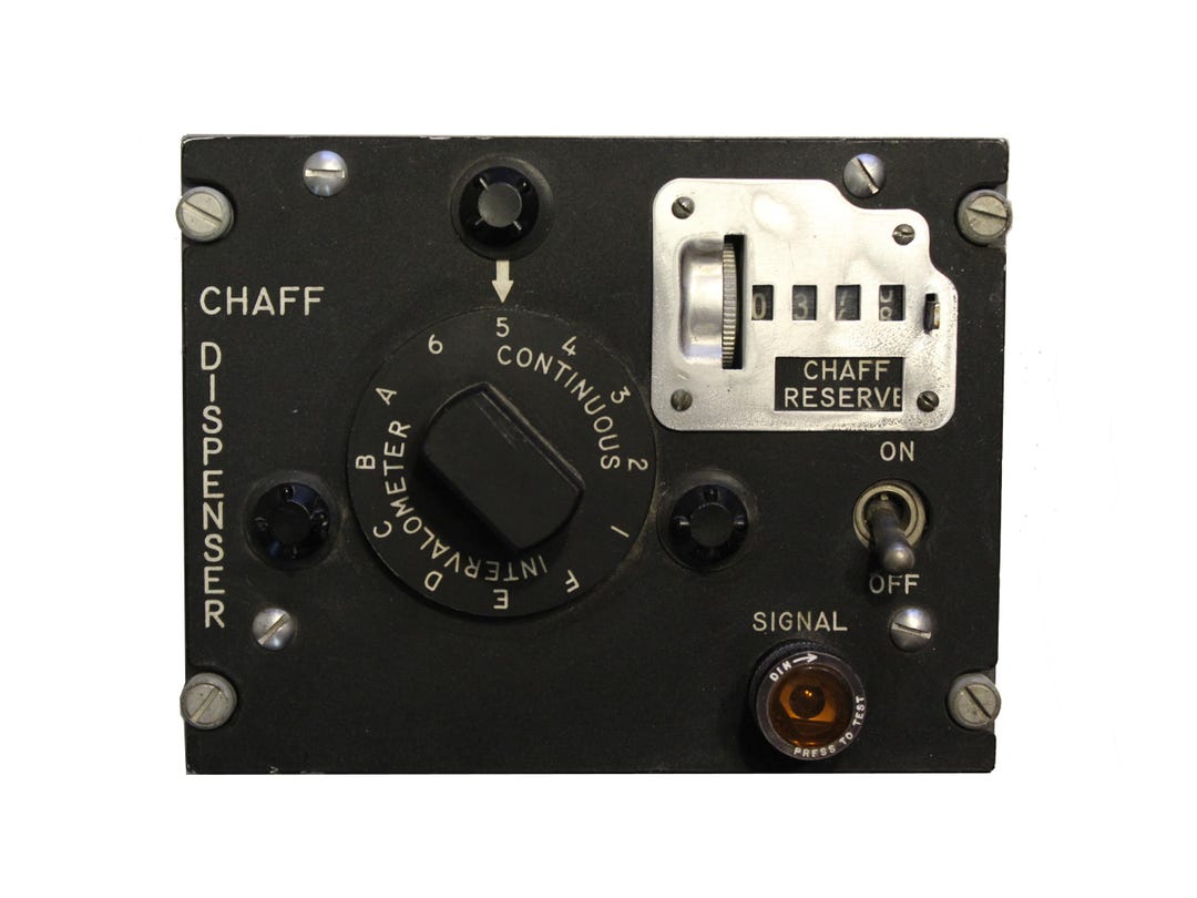 Vintage B-52 Chaff Dispenser - Radar Countermeasure Control Box - Super ...