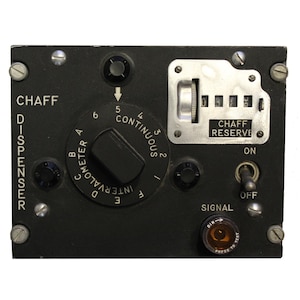 Vintage B-52 Chaff Dispenser - Radar Countermeasure Control Box - Super ...