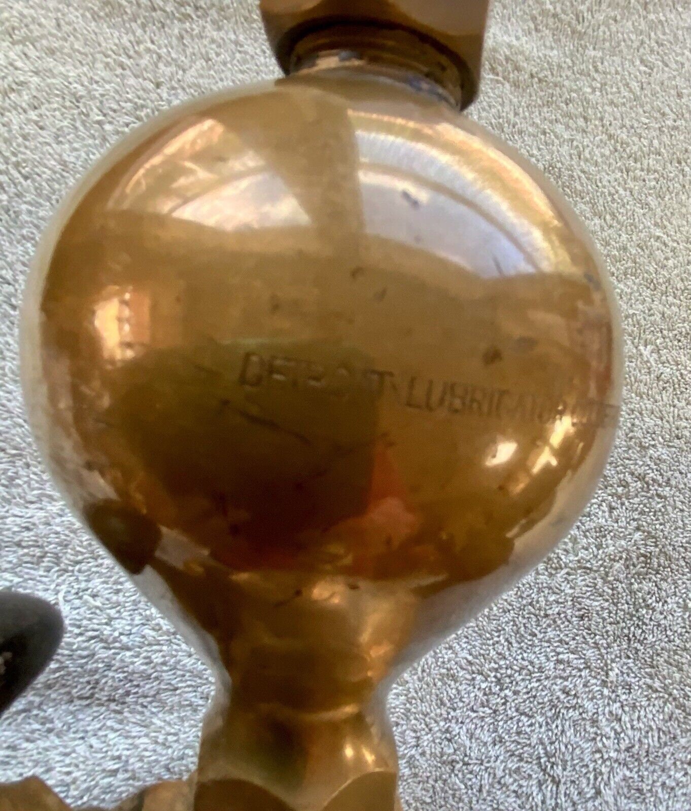 Vintage Detroit Lubricator - 1 Quart - Cool Brass Relic From the Early ...