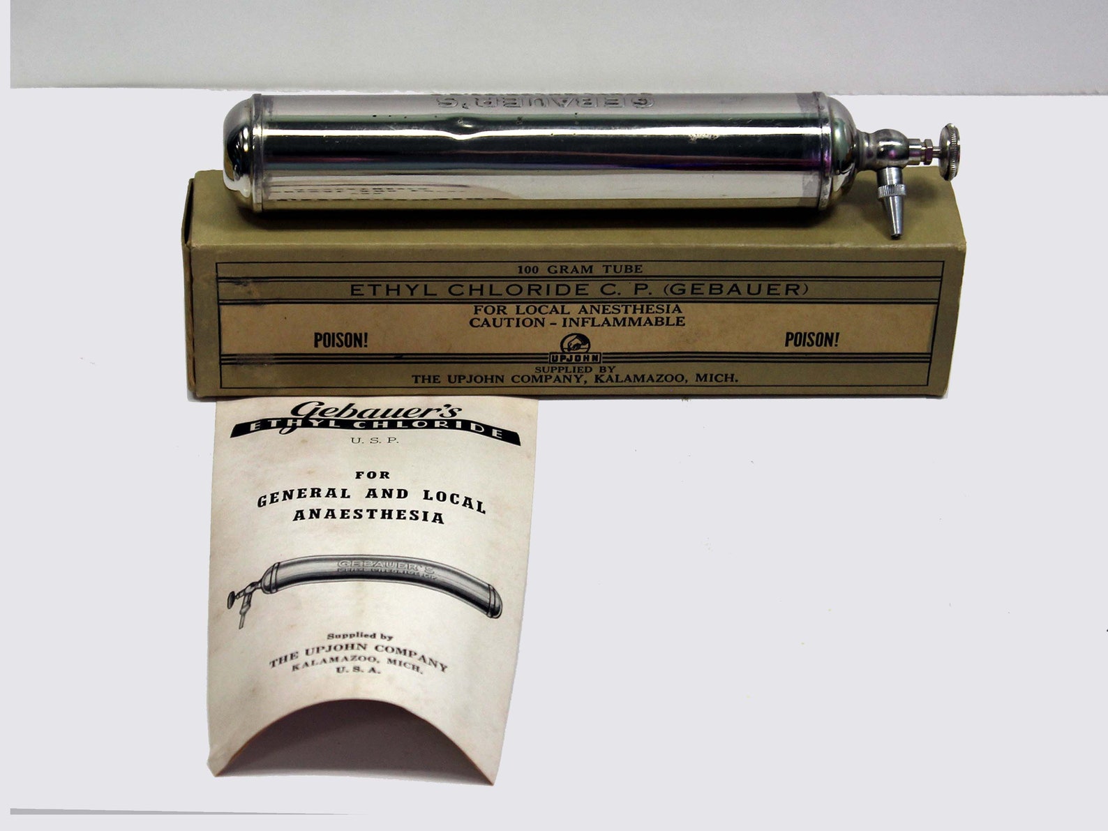 Vintage Anesthesia Group - Includes Mask, Ethyl Chloride, Ether Can ...