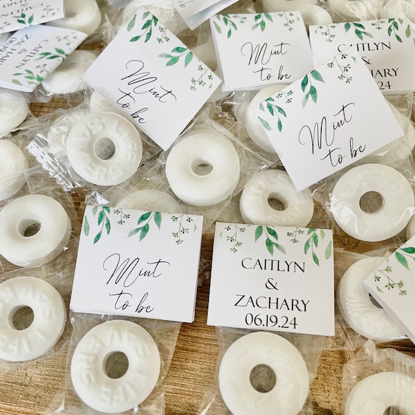 Mint Wedding Favor - Etsy