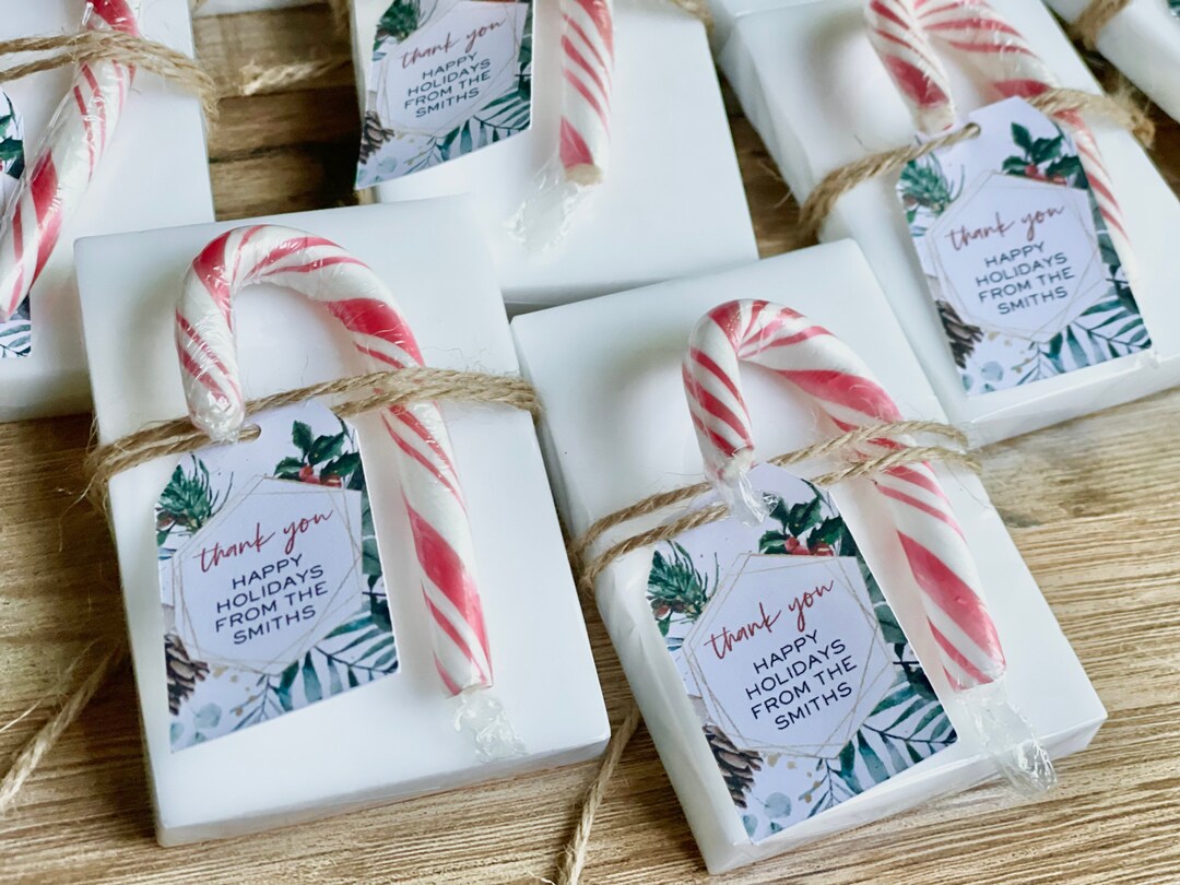 Personalized Christmas Soap Favors – Handmade Holiday Soaps, Set of 8 ...