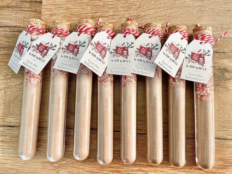 Mini Hot Chocolate Favors – Personalized Hot Cocoa Tubes With ...