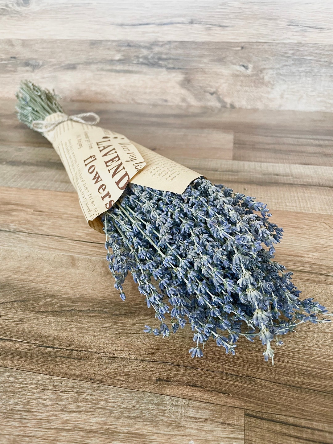Dried Lavender Flower Sprig Bundle - Etsy