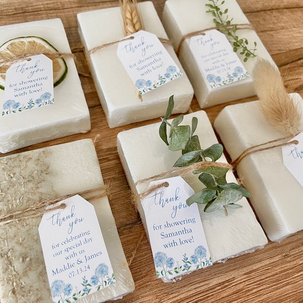 Blue Hydrangea Soap For Bridal Shower Etsy