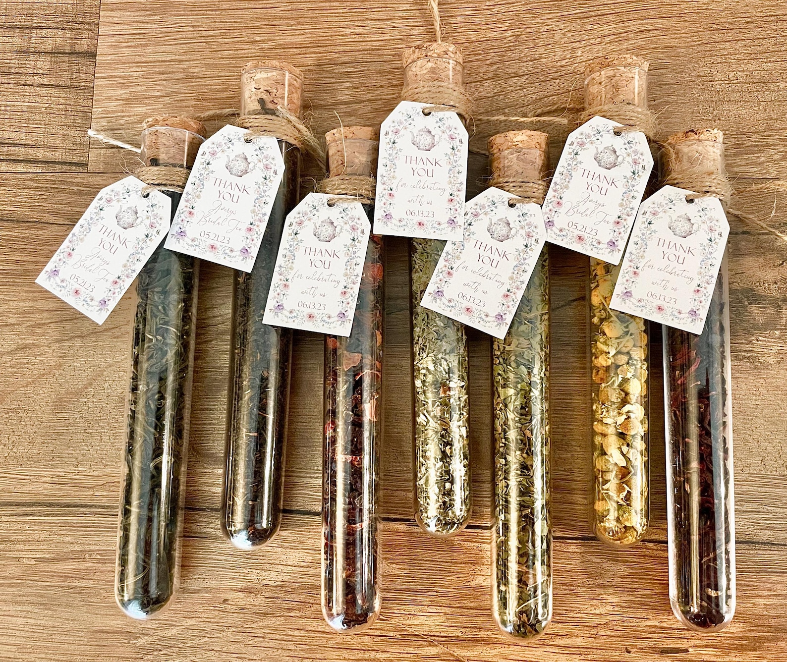 Personalized Tea Wedding Favors, Love is Brewing Bridal Tea - Etsy