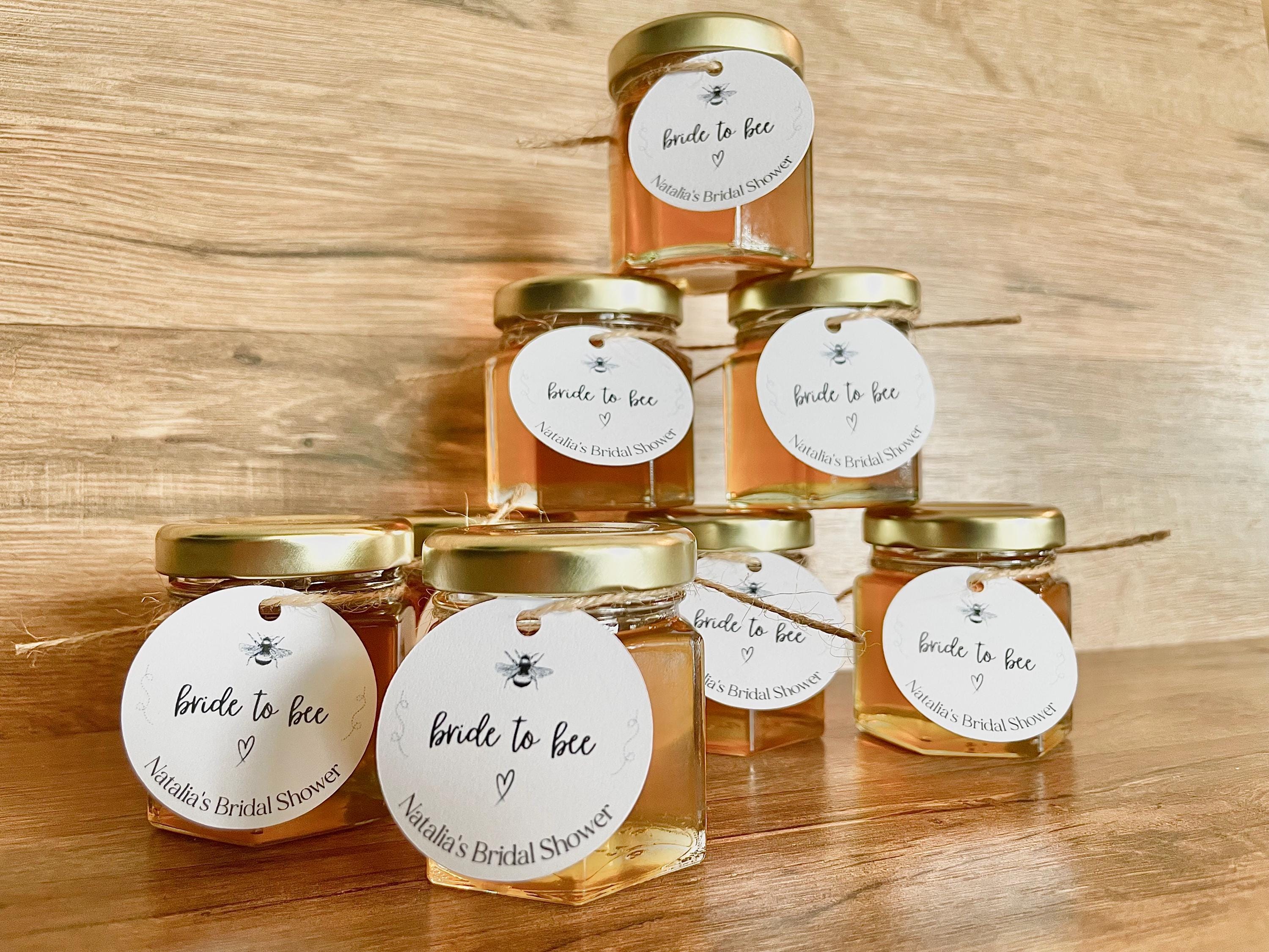 Personalized Honey Jar Bridal Shower Favors - Bride to Bee - Etsy