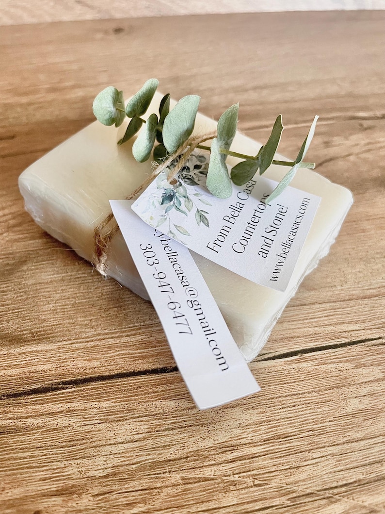 Custom Logo Handmade Soap Bars: Bulk Business Gifts - Etsy