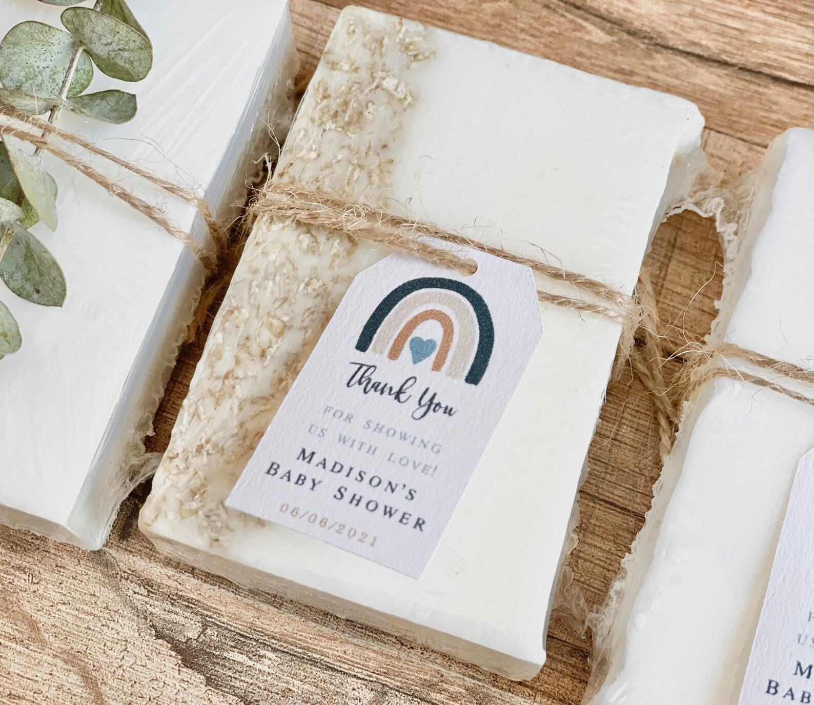 Gender Neutral Blue Boho Rainbow Baby Shower Soap Favors - Etsy