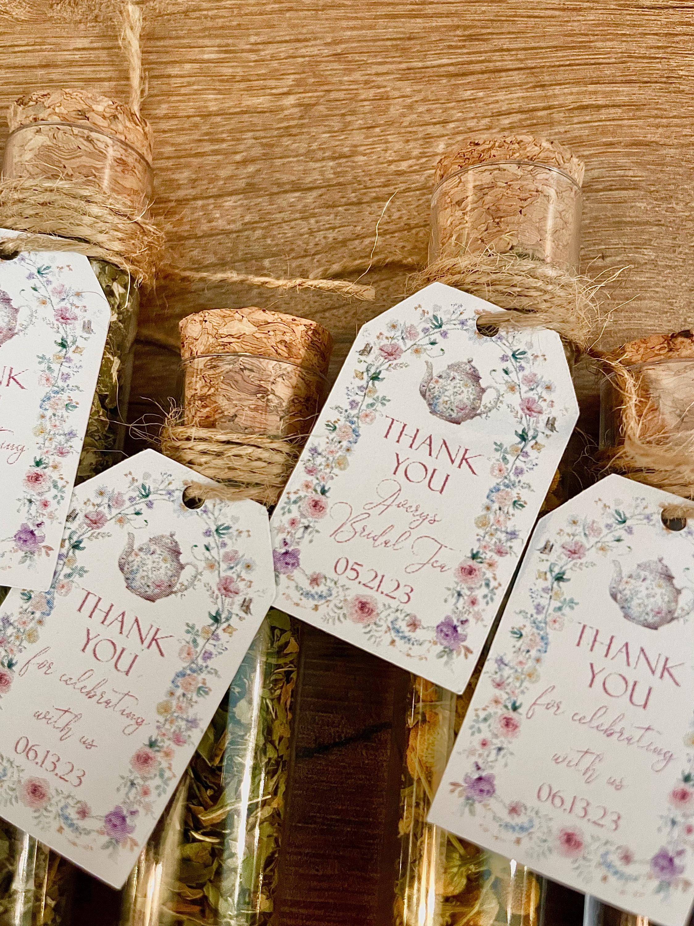 Personalized Tea Wedding Favors, Love is Brewing Bridal Tea - Etsy