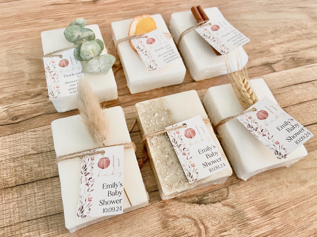 Oh Baby Fall Pumpkin Baby Shower Soap Favors - Etsy